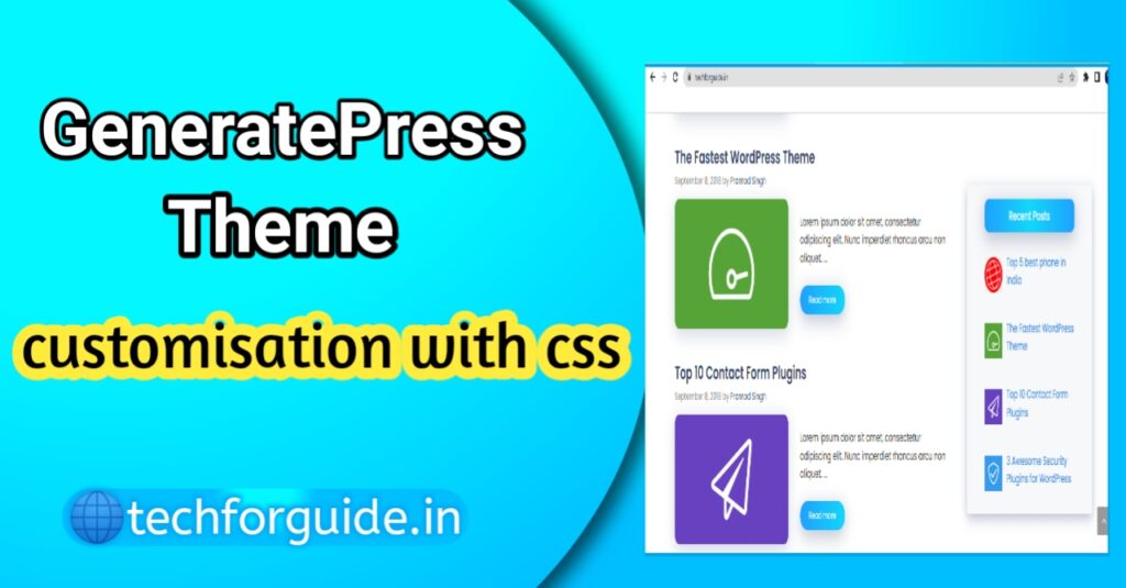 Generatepress Theme Customization Using Css